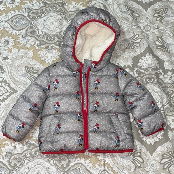 GAP | Jackets & Coats | Minnie Mouse Puffer Jacket | Poshmark